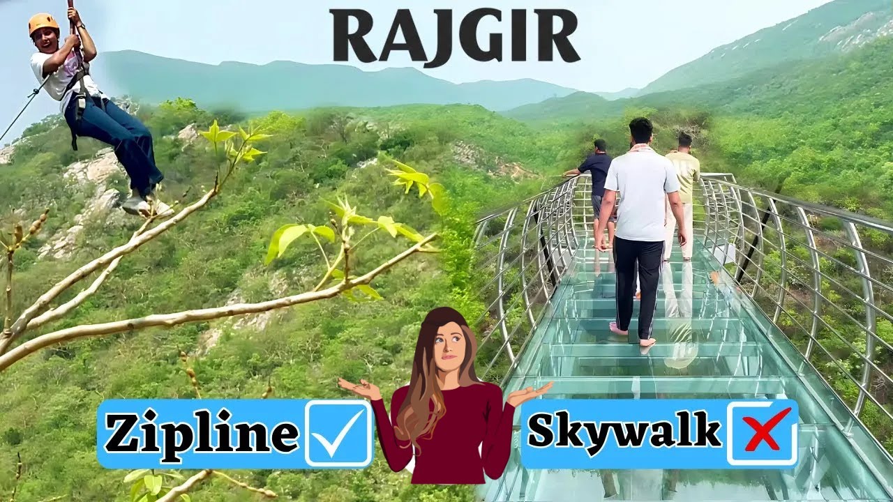 Rajgir Wildlife Safari | Zipline & Glass Bridge Bihar - YouTube