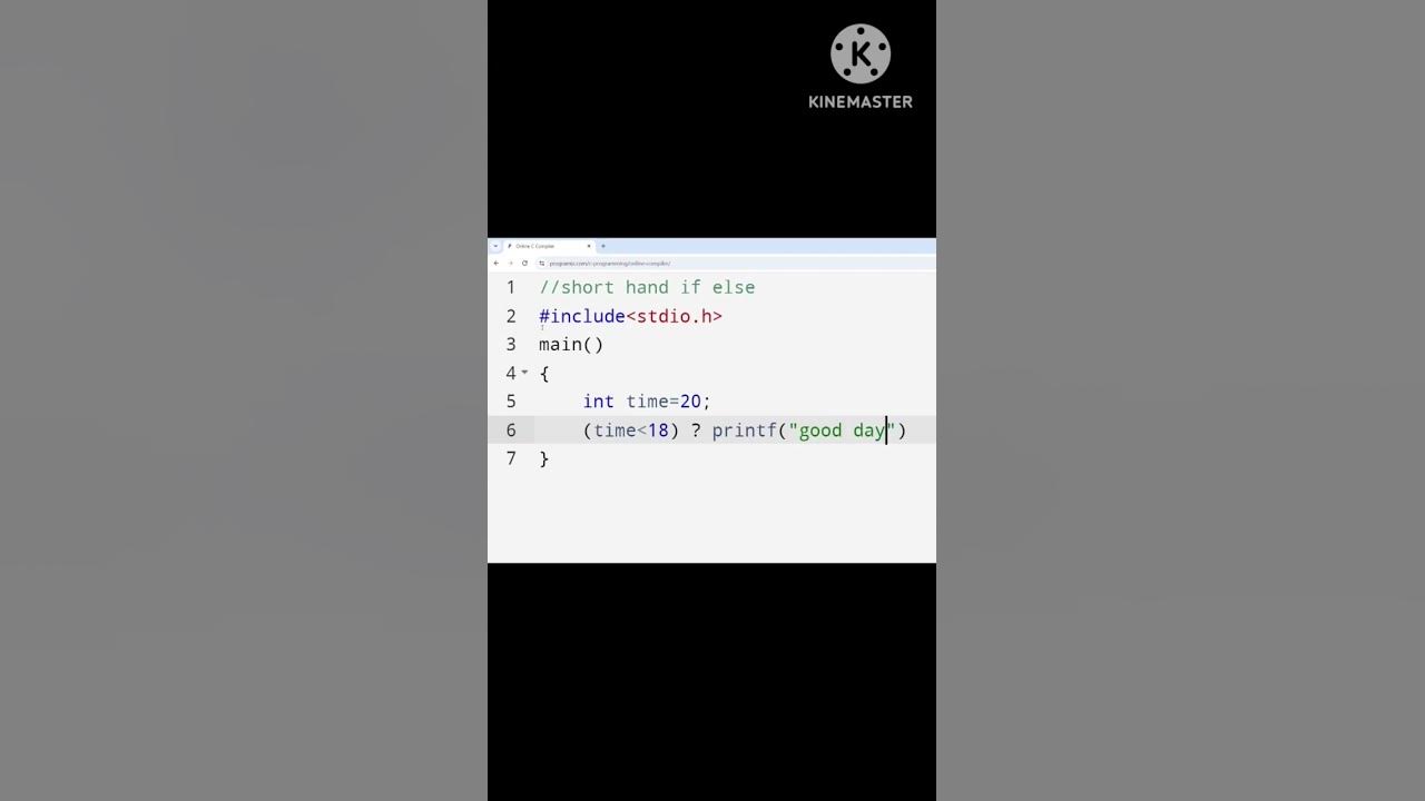 Terinary Operator In C 🧑‍💻👩‍💻🧑‍🏫👩‍🏫codingisthinking Codinglover Youtube