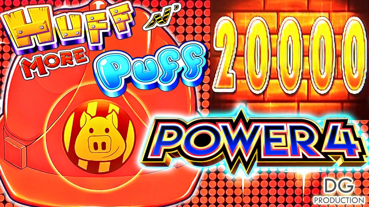 ⚡BRAND NEW HUFF N MORE PUFF POWER 4 BIG MANSION WIN BEST SLOT MACHINE ...
