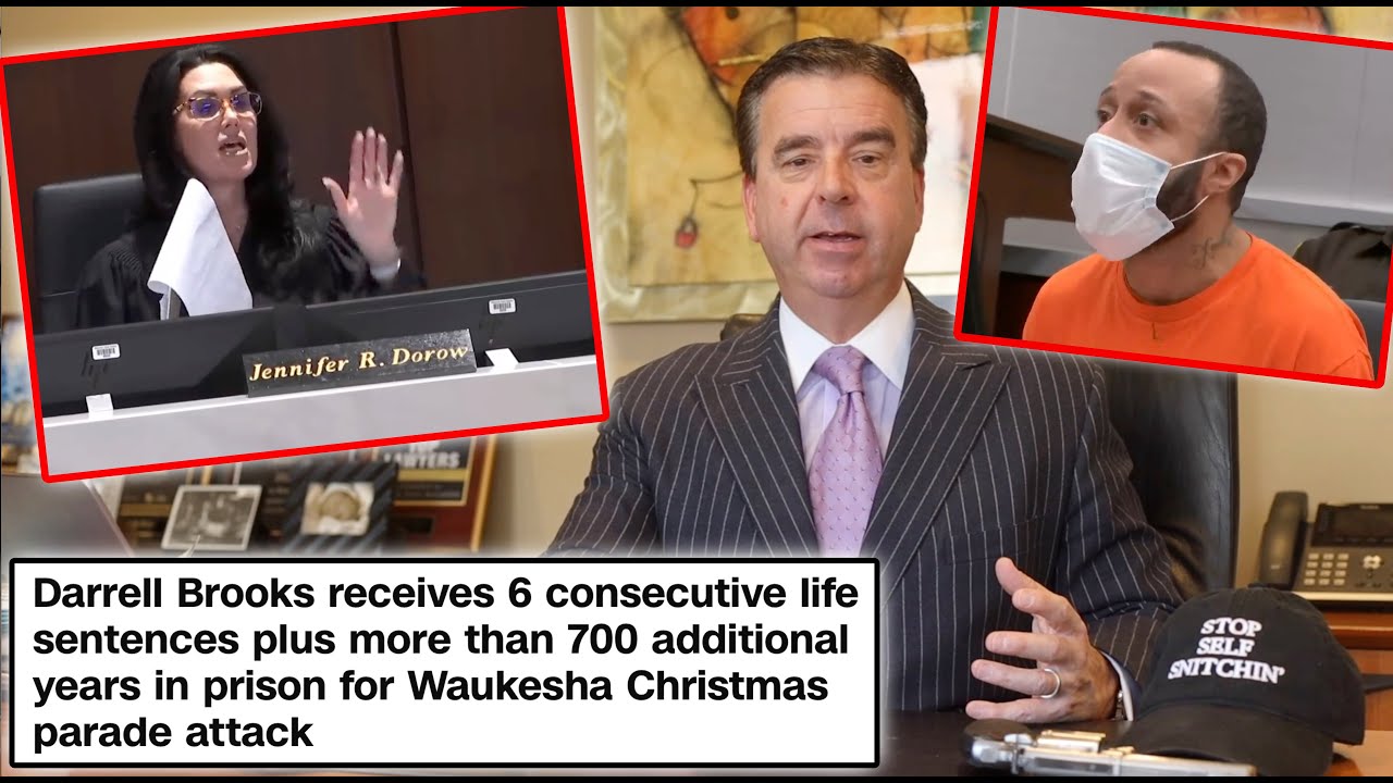 Criminal Lawyer Reacts to Darrell Brooks Sentenced to 700 YEARS IN ...