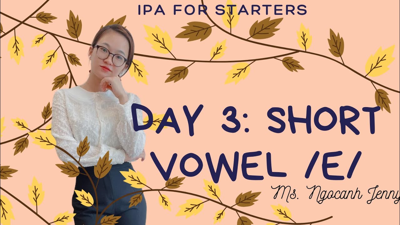 [IPA short lesson] day 3: short vowel /e/ - YouTube