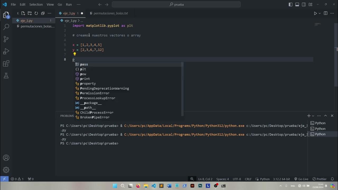Cómo Crear un Gráfico Simple en Python con Matplotlib [Tutorial Rápido] - YouTube