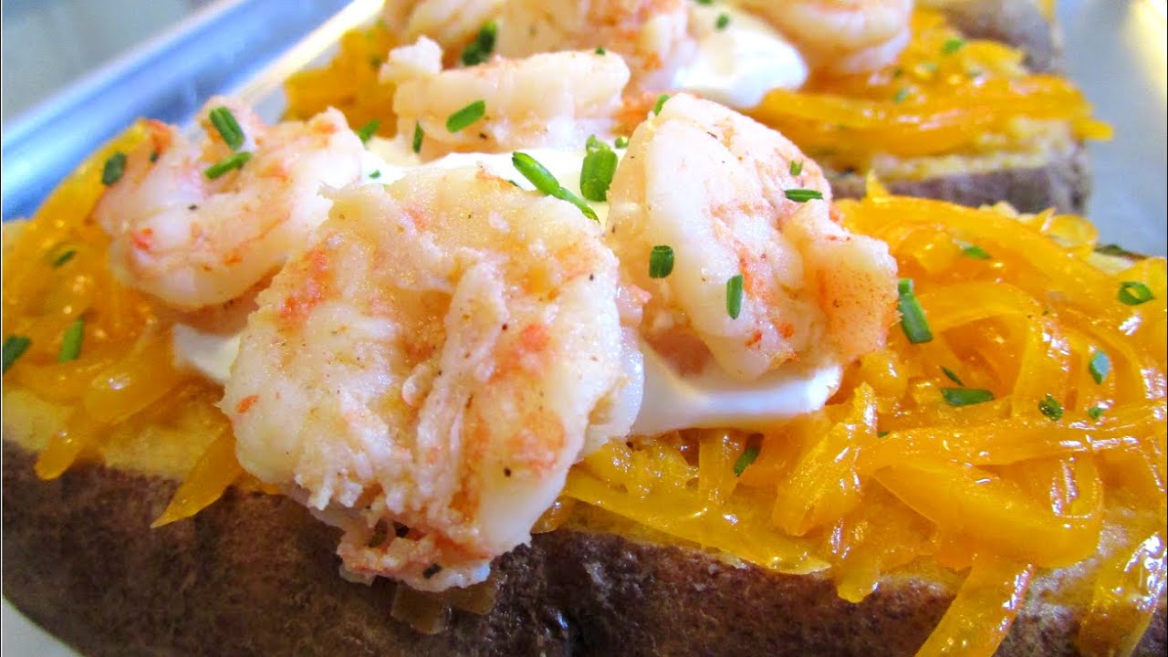 How To Make Twice Baked Seafood Potatoes Youtube