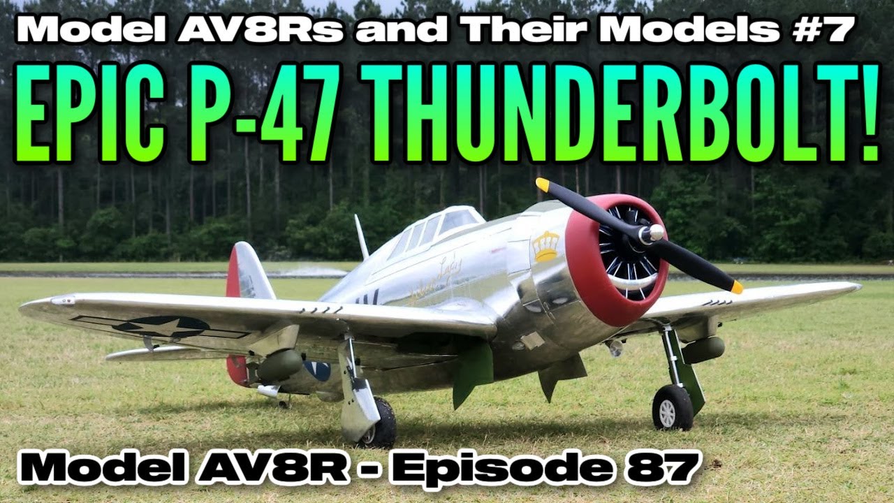 Hangar 9 P-47D Thunderbolt 20cc - Model AV8R Episode 87 - YouTube