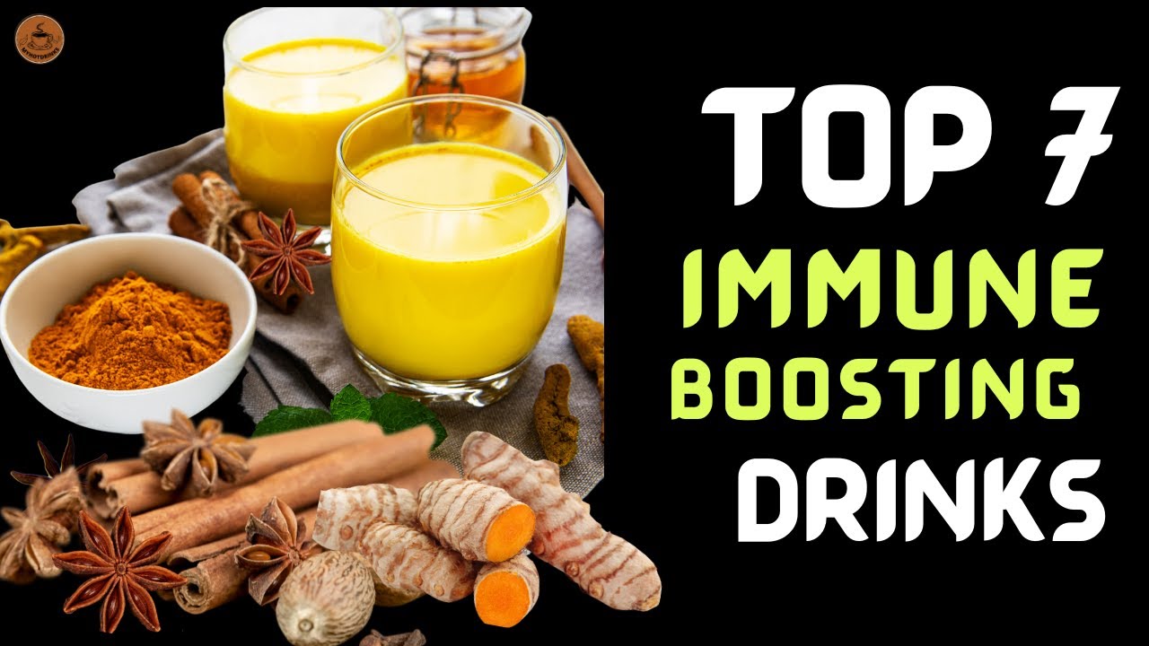 Top 7 Immune-Boosting Drinks to Improve Your Wellness. Healthy drinks ...