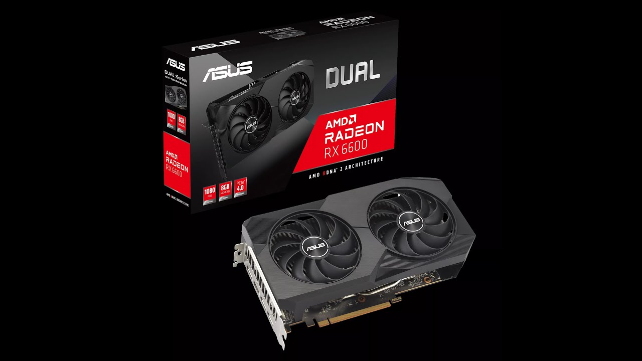 ASUS Dual Radeon RX 6600 V2 8GB 🎯 Graphics Card Unboxing and Overview ...
