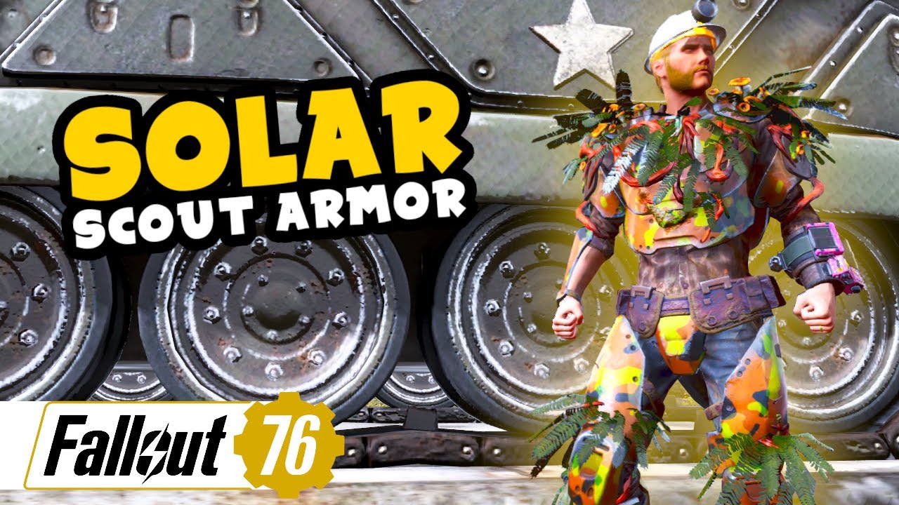 Solar Scout Armor Review - Fallout 76 - YouTube