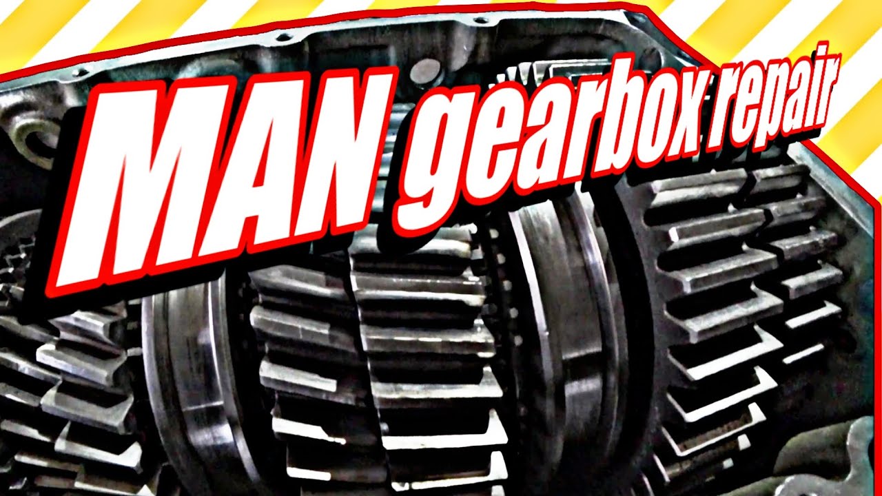 MAN gearbox repair - YouTube