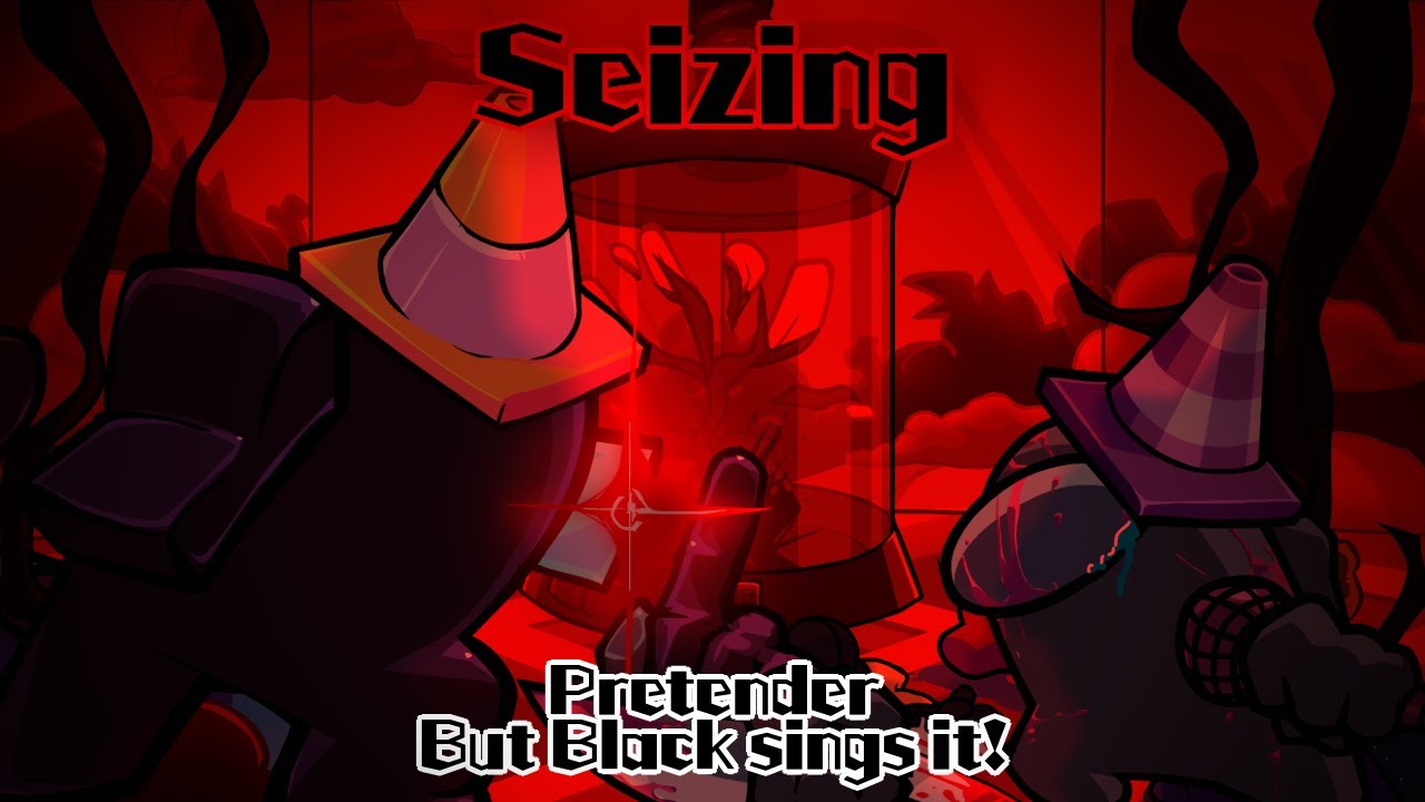 Seizing Pretender But Black Sings It Fnf Cover Youtube
