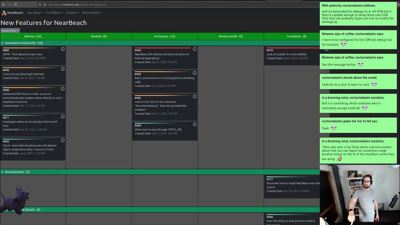 Episode 403 - JavaScript and Python - Working on NearBeach, an open source project management ...
