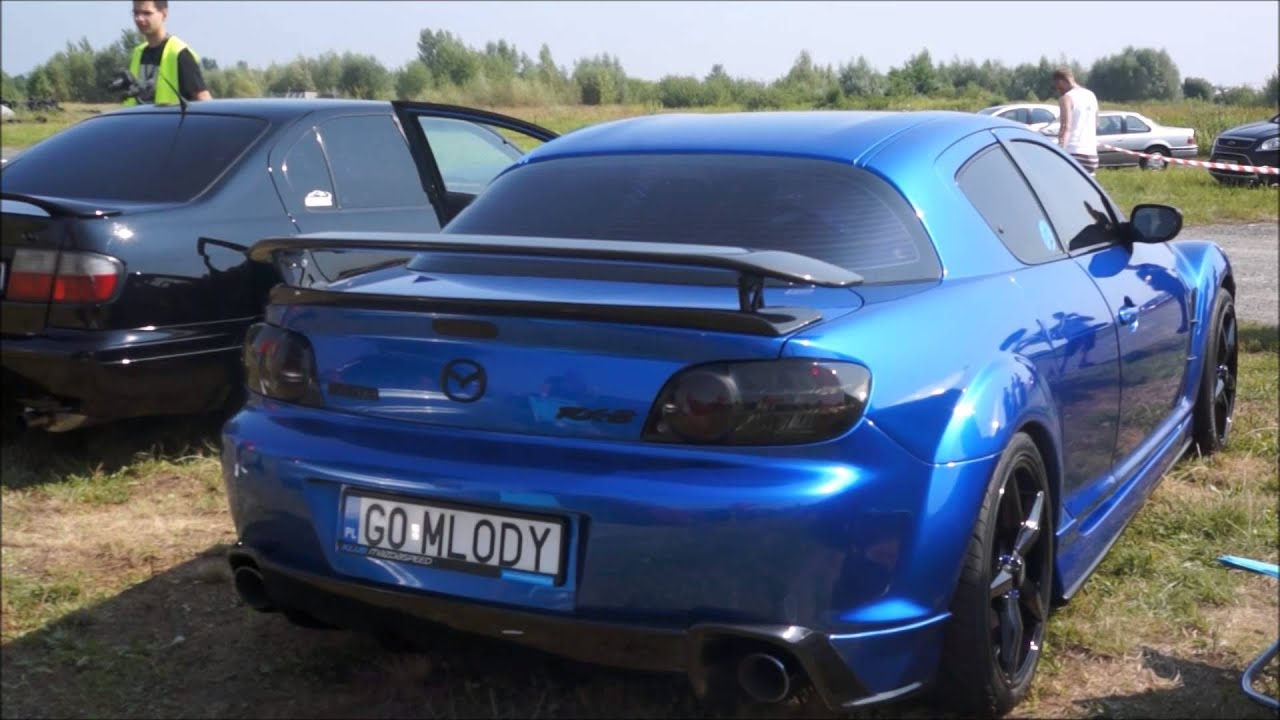 Mazda RX-8 HIGH REVS - REV LIMITER - EXHAUST MODS - NO CAT - YouTube