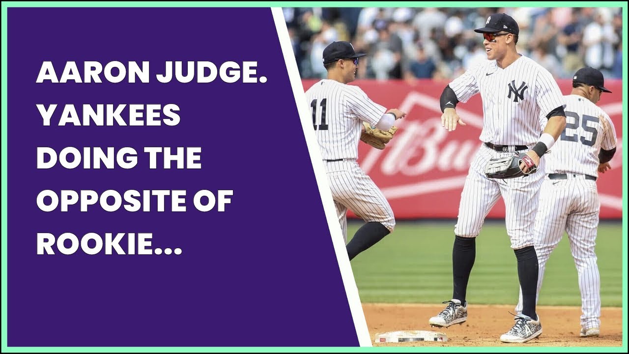 AARON JUDGE YANKEES DOING THE OPPOSITE OF ROOKIE HAZING WITH ANTHONY aaron-judge-yankees-doing-the-opposite-of-rookie-hazing-with-anthony