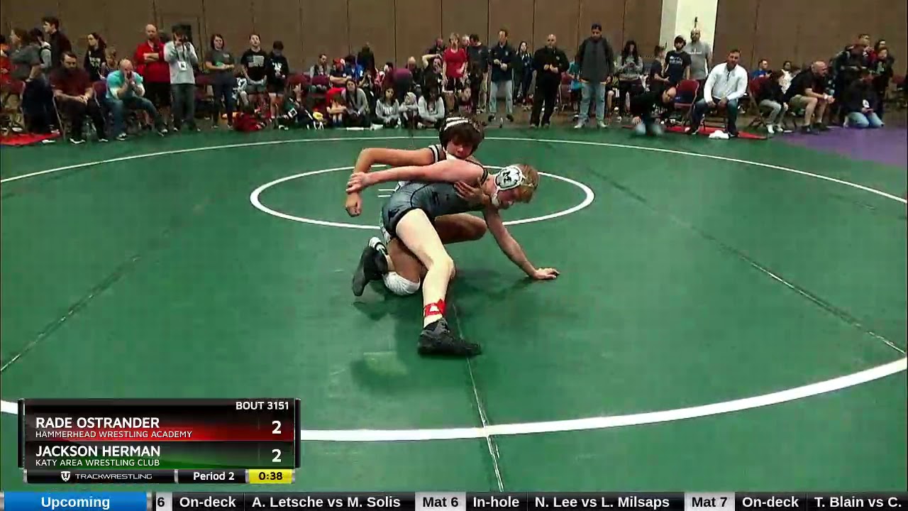 Middle School 106 Jackson Herman Katy Area Wrestling Club Vs Rade ...