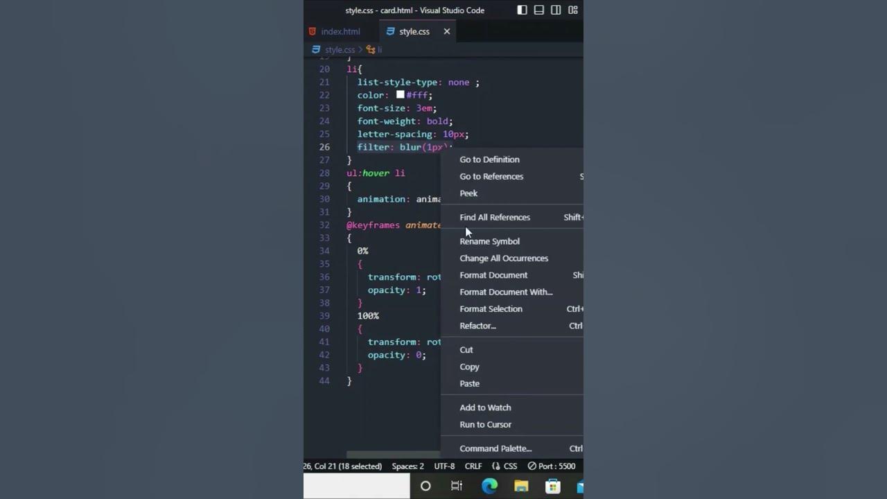 Smoke Animation text with CSS - YouTube