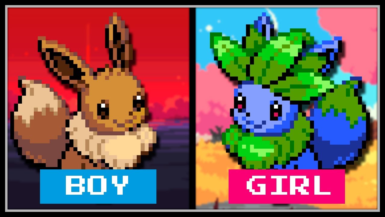 Spot the Pokemon gender difference [EASY LEVEL] - YouTube
