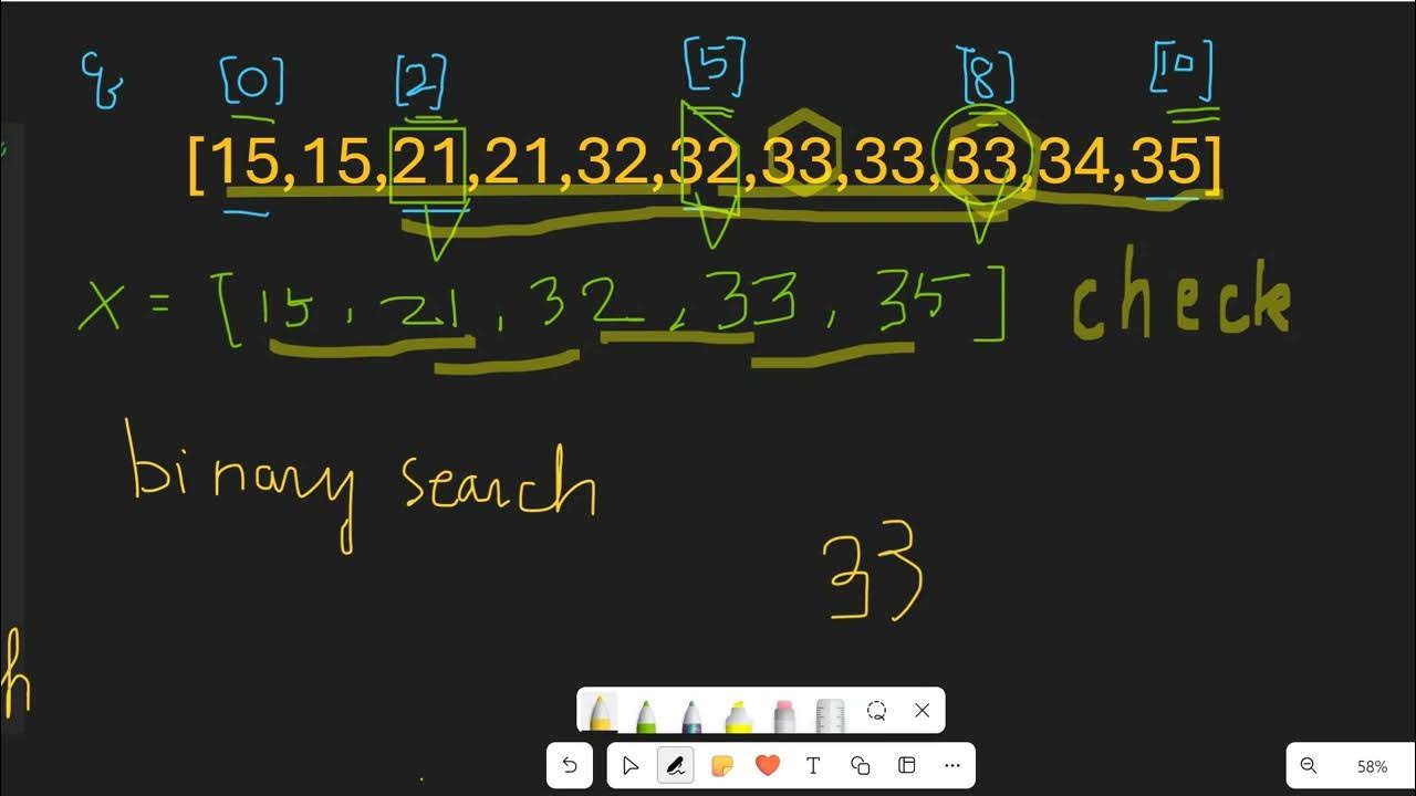 C++ python binary search二元搜尋解Leetcode1287 Element Appearing More Than 25% In Sorted Array - YouTube