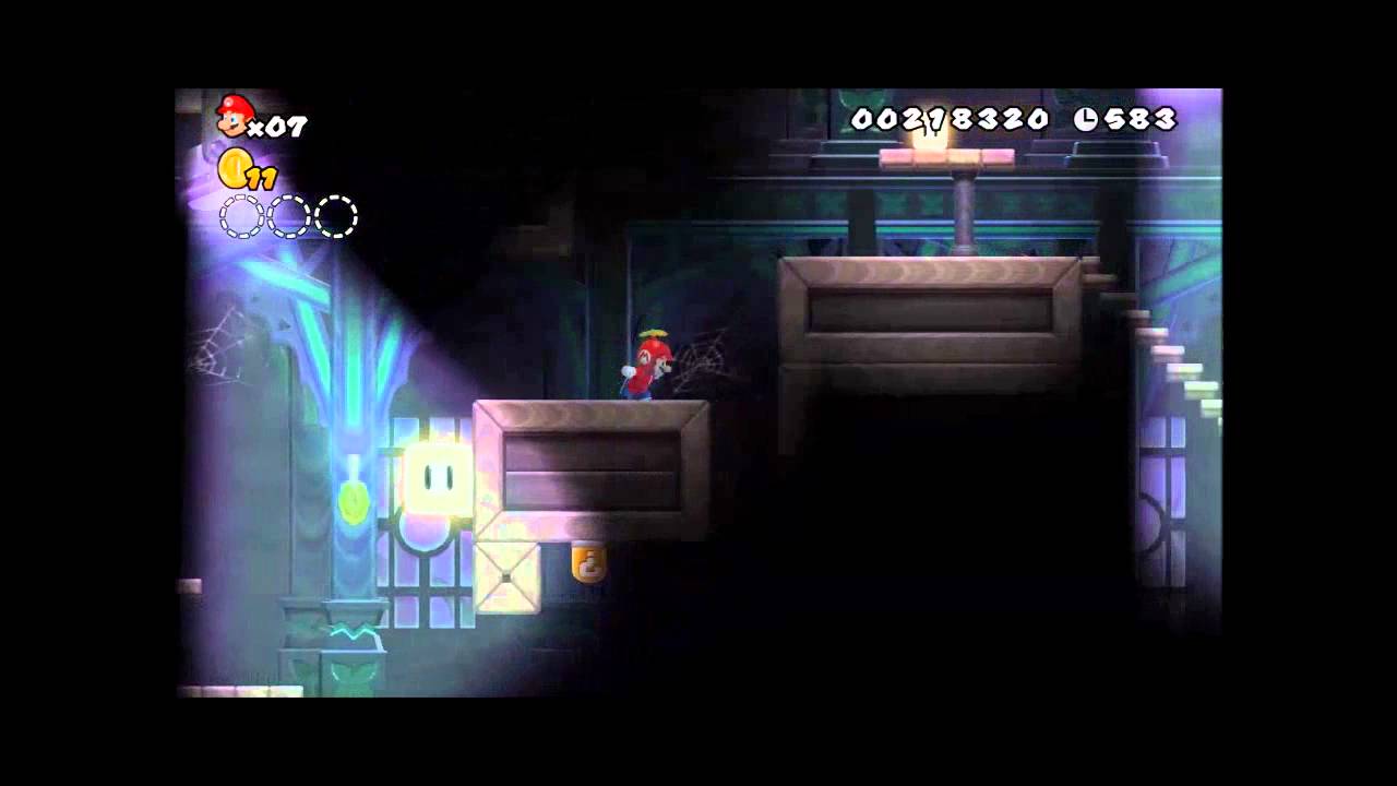 New Super Mario Bros. Wii - 5-Ghost House / Boo - TAS - YouTube