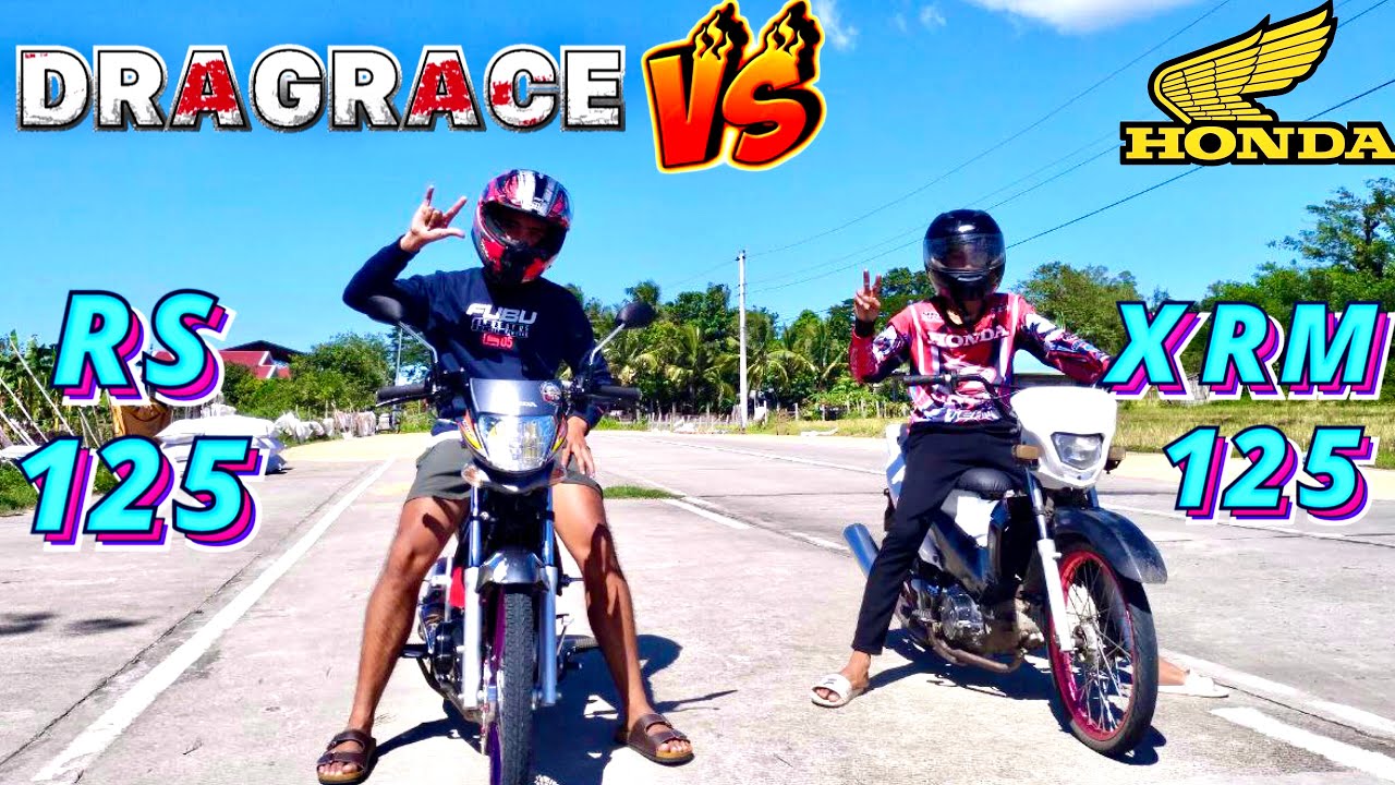 HONDA RS 125 CARB VS. HONDA XRM 125 CARB | DRAGRACE | BATTLE OF HONDA ...