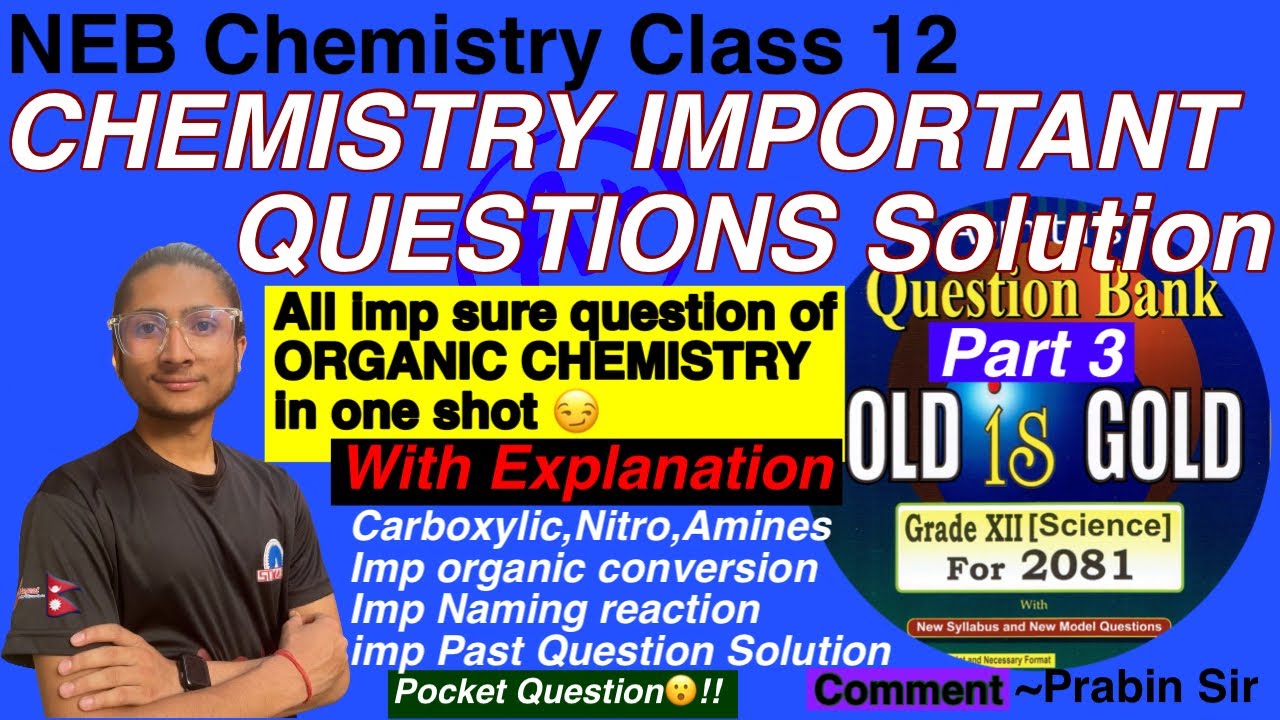 organic chemistry class 12 one shot | important questions of chemistry ...