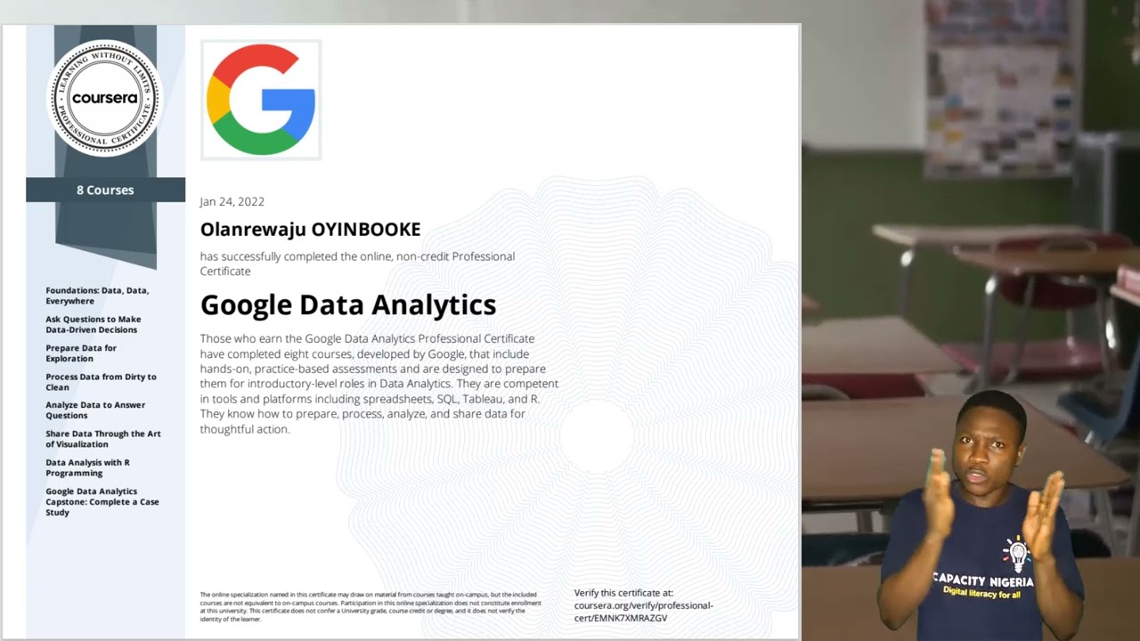 Data Analysis for Absolute Beginners Pt13 | What Course Should I Take ...