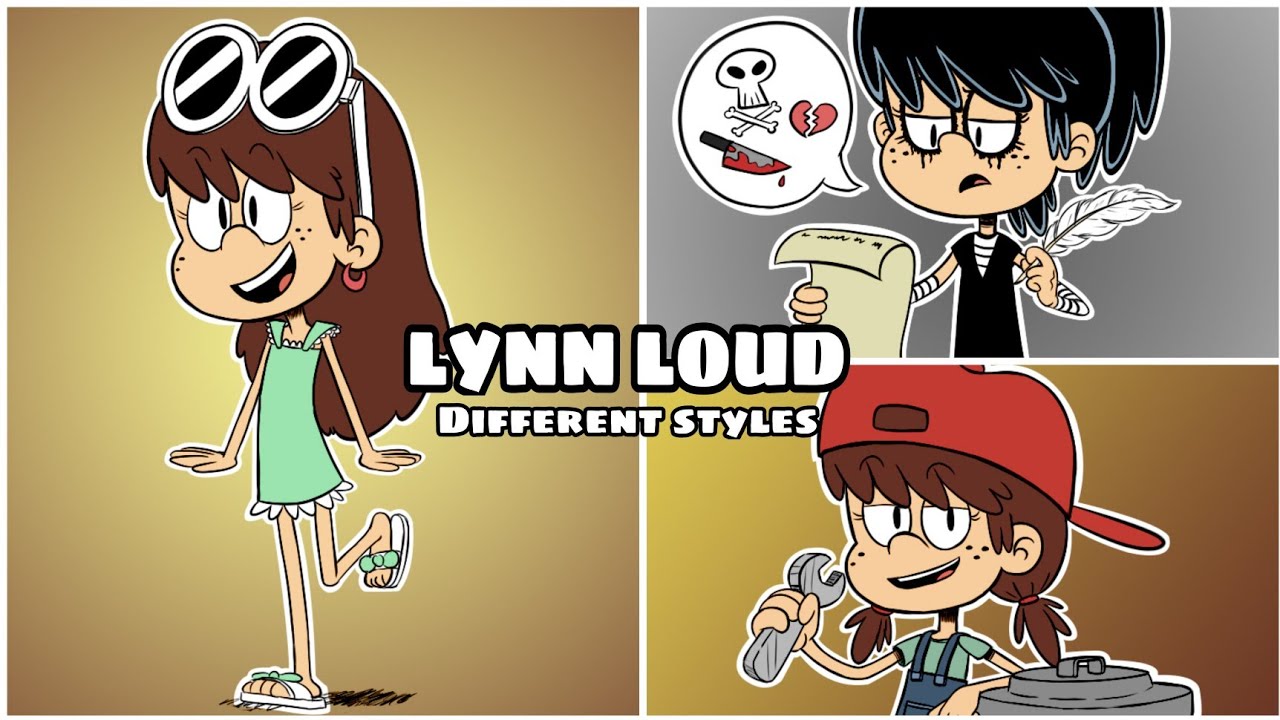 Lynn Loud Different Styles YouTube lynn-loud-different-styles-youtube