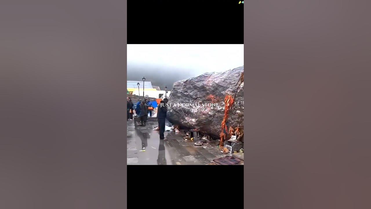 Just A Normal Stone 🪨kedarnath Kedarnathtemple Sanatandhram Mahadev Shorts Youtube