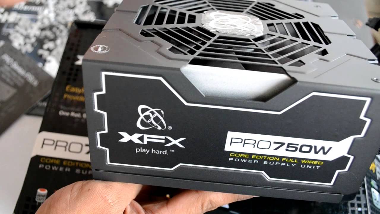 Unboxing Fuente de Poder Real XFX Pro Series 750W 80 Plus Bronce en ...