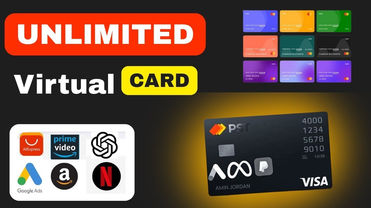 How to get a virtual USD card for paying for services worldwide - YouTube