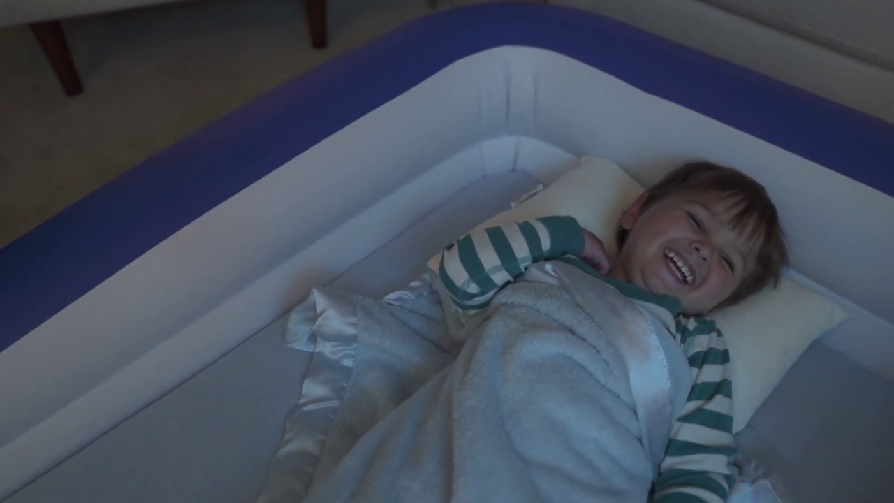 Enerplex Kids Airbed Blue - YouTube