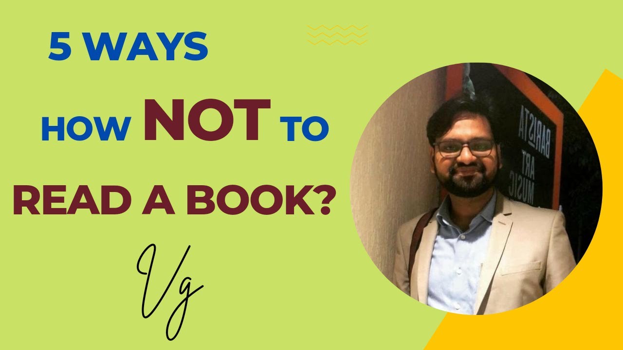 How not to read a book - YouTube