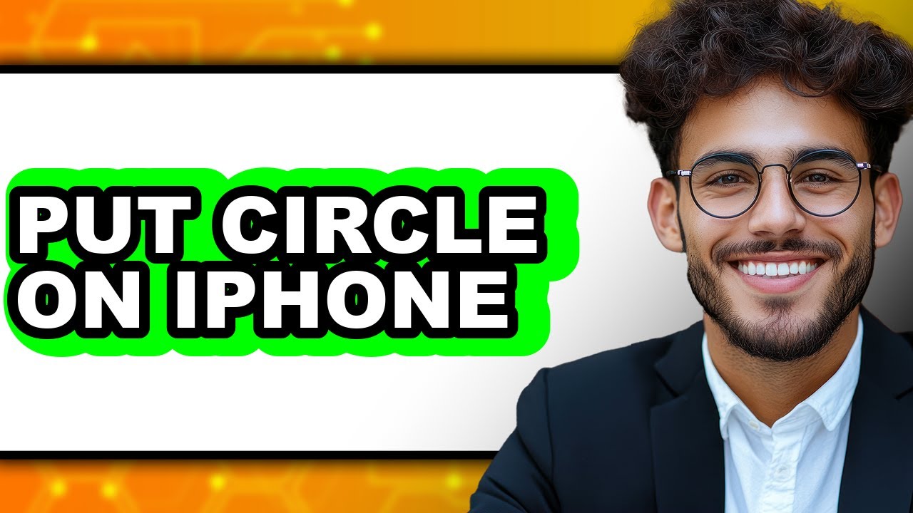 How to Put a Circle on iPhone (Easy Method) - YouTube