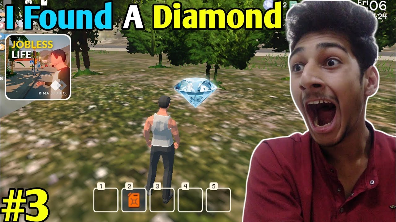 I Found A Diamond In Big City || JOBLESS LIFE GAMEPLAY #3 - YouTube