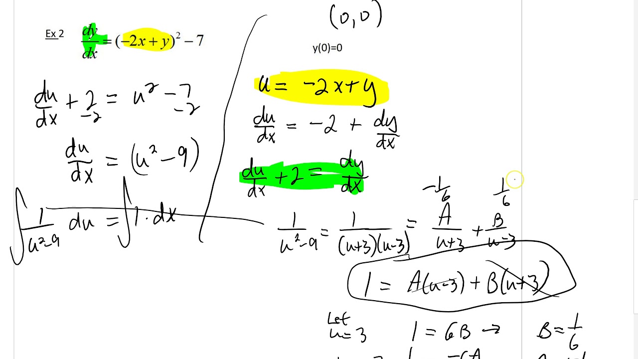 Diff Eq 2.5 Day 3 - YouTube
