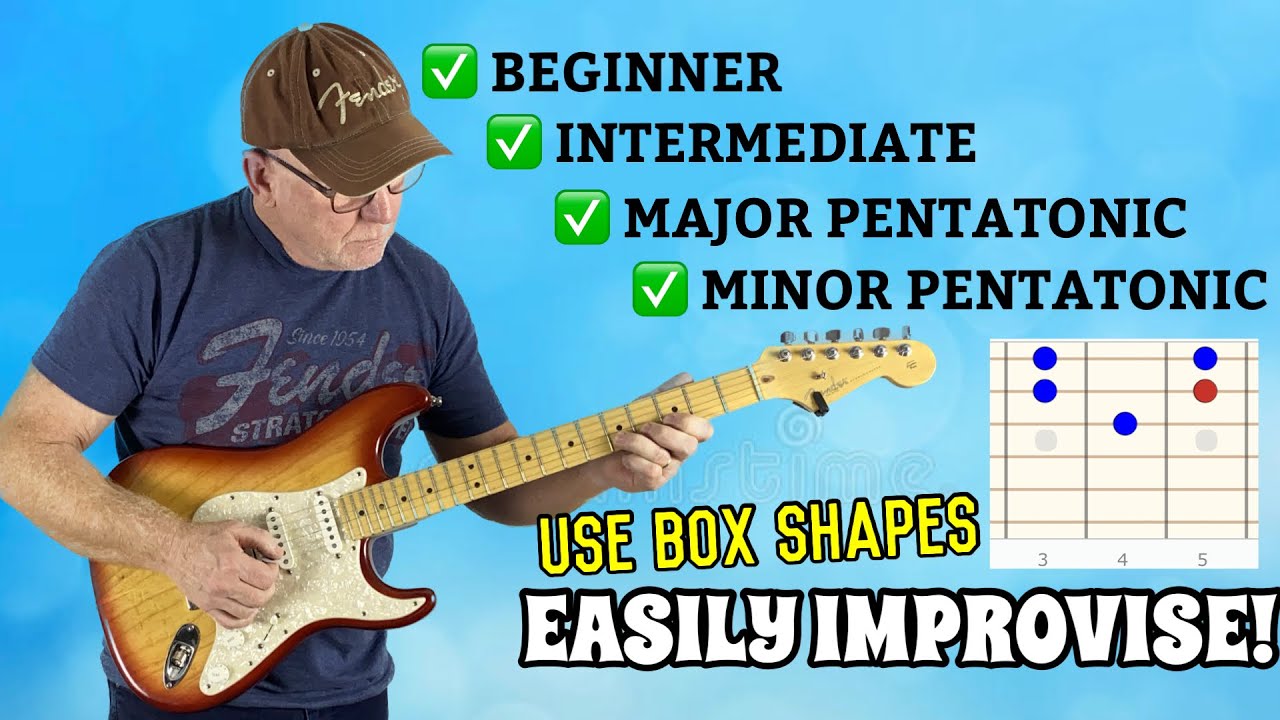 EASILY!!! Mix Major Minor // The PENTATONIC SCALE // Guitar Improvisation Lesson - YouTube