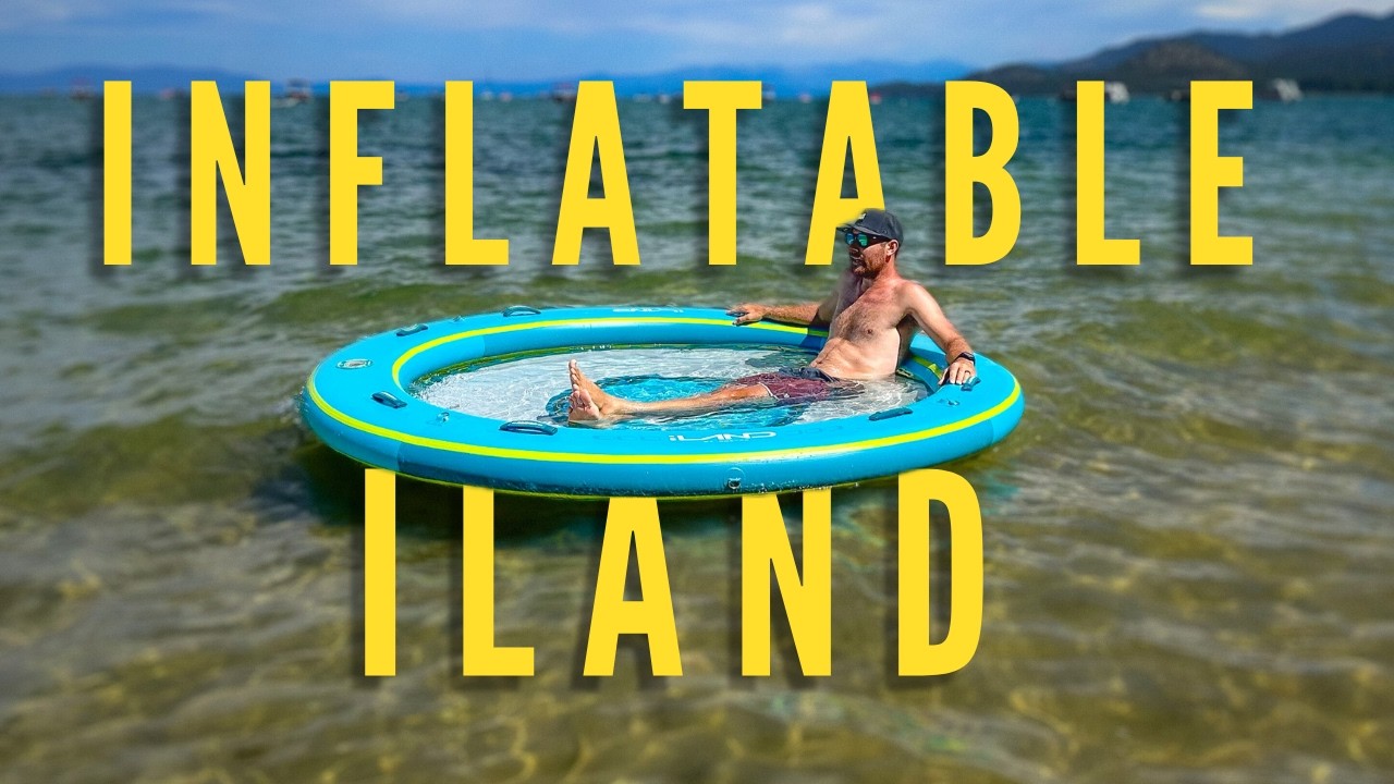 iRocker's Inflatable Floating Island | Is it Worth It? - YouTube