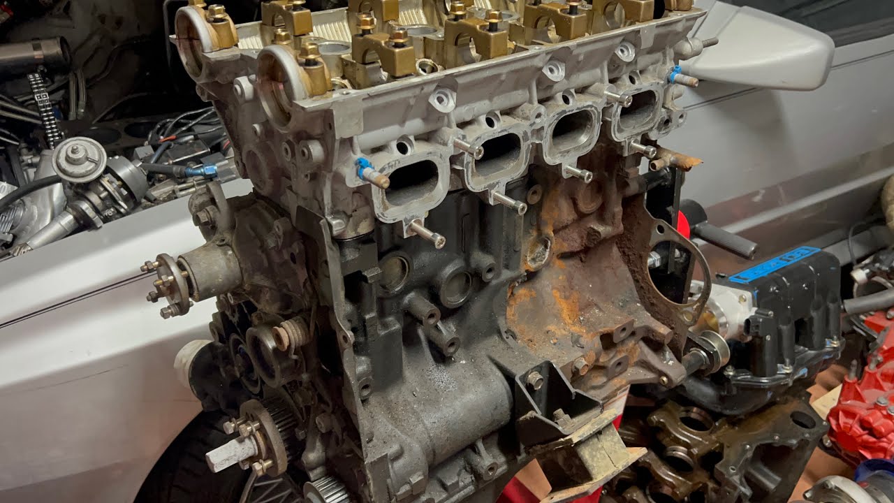 Starion affordable engine swap teardown ep1 - YouTube