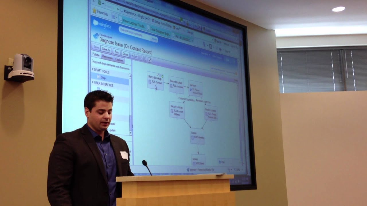 Salesforce.com Visual Workflow Demo - YouTube