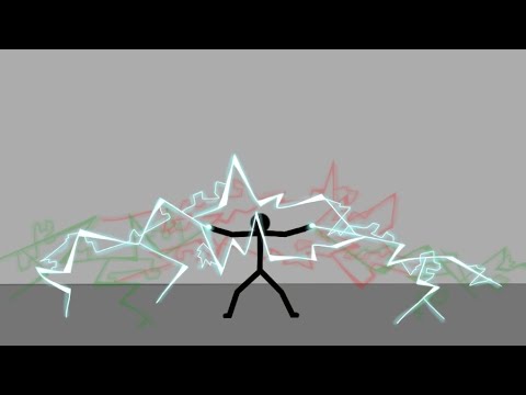 Animating lightning effect⚡️| Stickman with lighting animation ...
