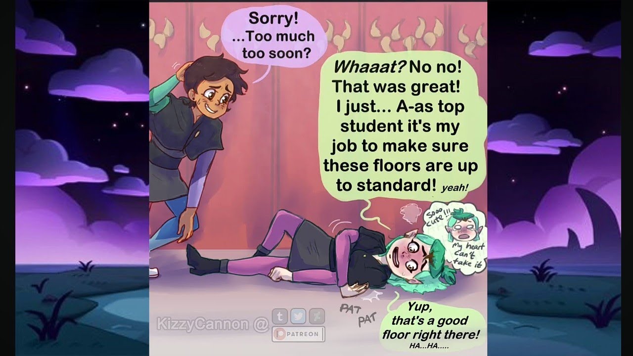 the owl house comics luz x amity - #17 - YouTube