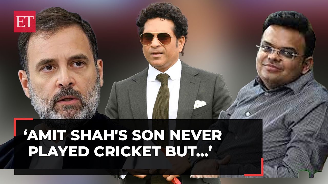 Amit Shah's son never played cricket but still sitting on Sachin ...