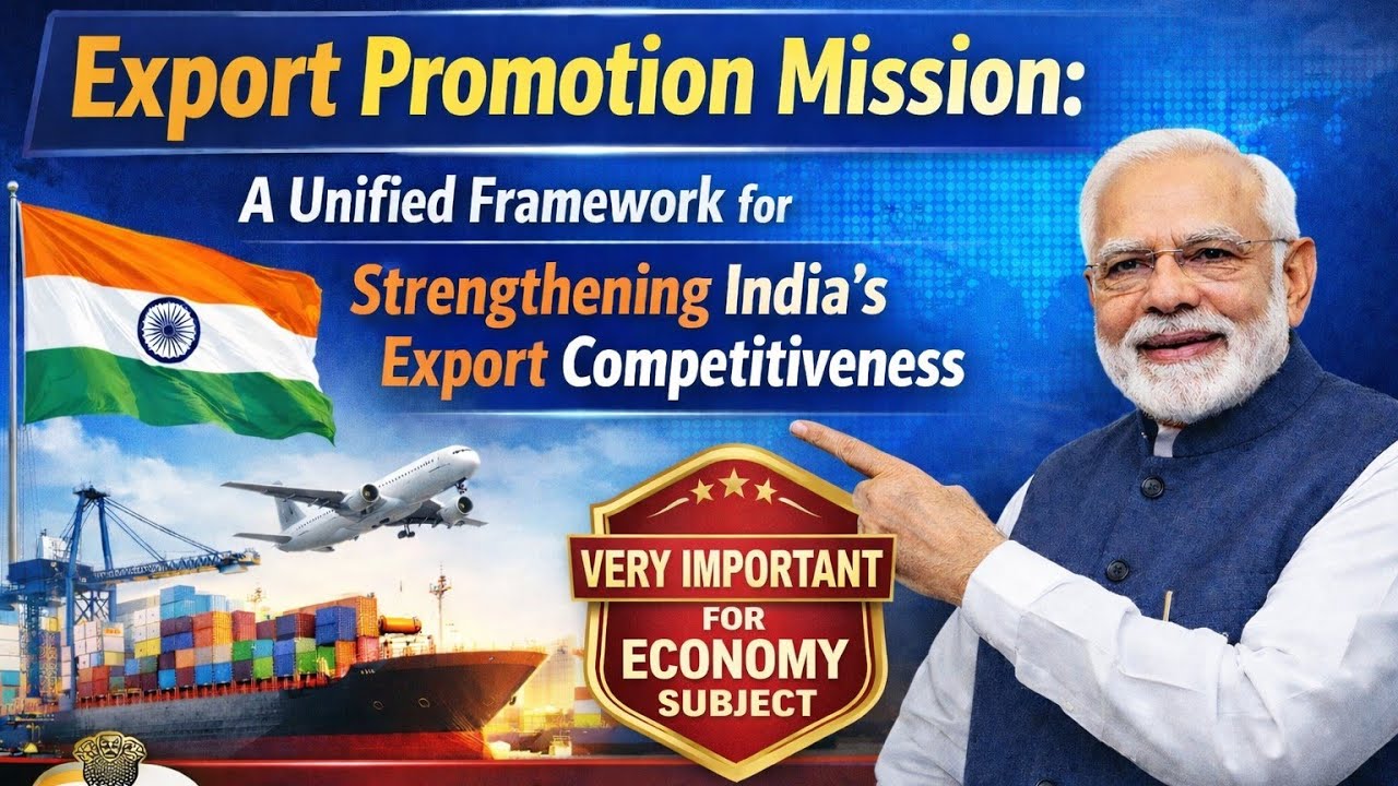 Export Promotion Mission Explained in Telugu | భారత ఎగుమతుల ...