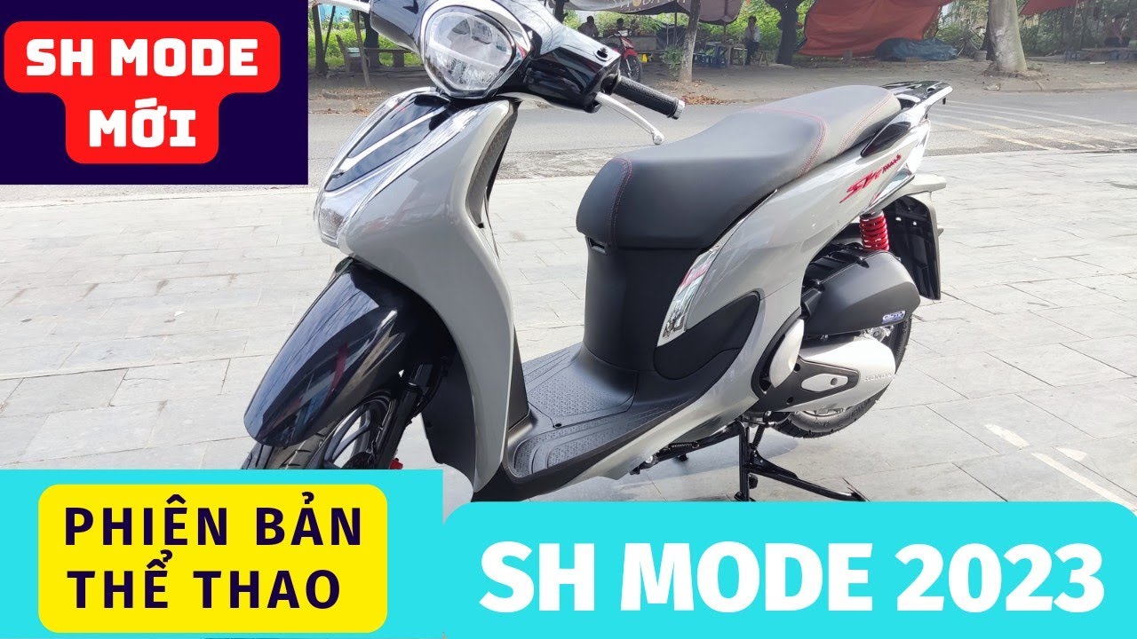 Honda Sh mode 2023. Sh mode mới nhất phiên bản thể thao màu xám đen ...