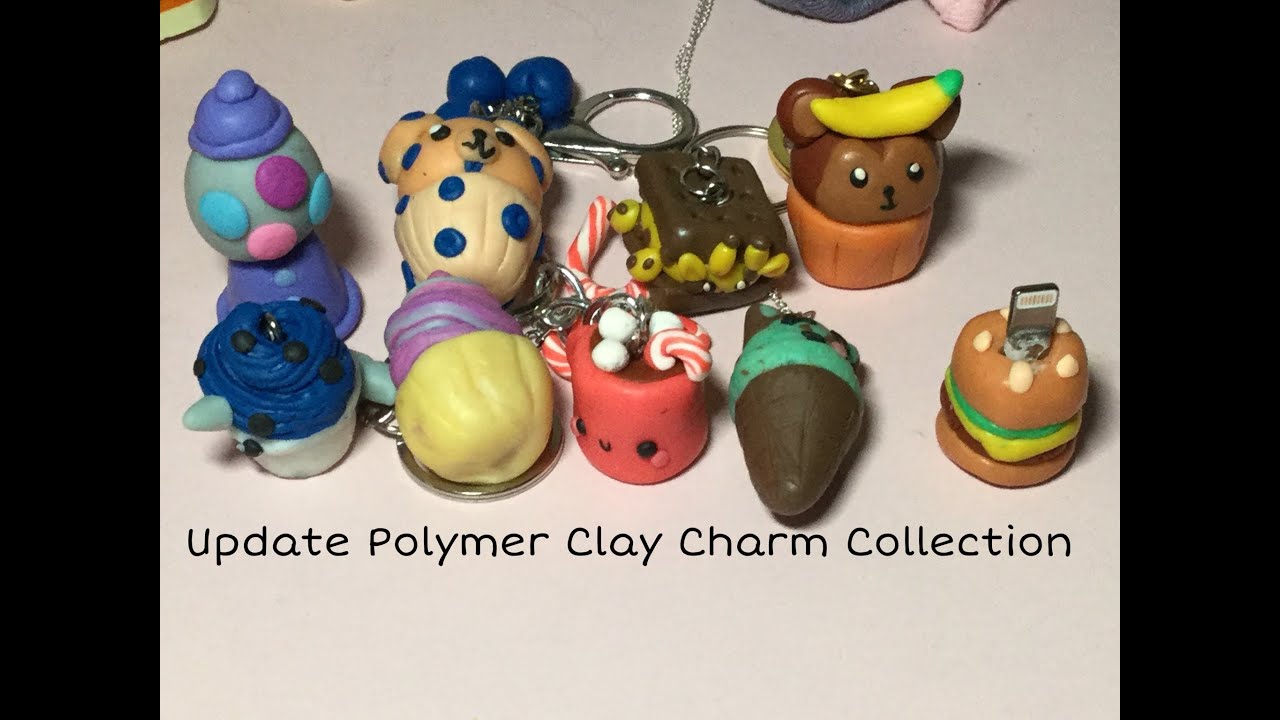 Update Polymer Clay Charm Collection! - YouTube