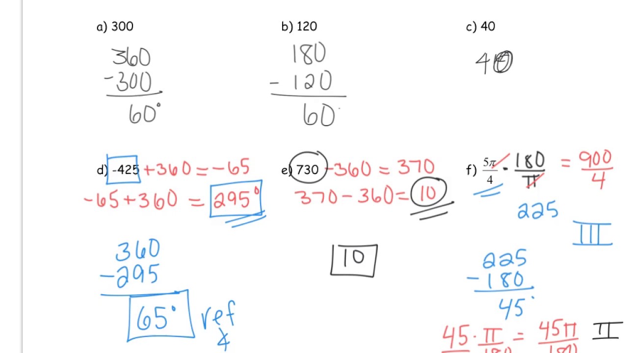 Positive Acute Angles - YouTube