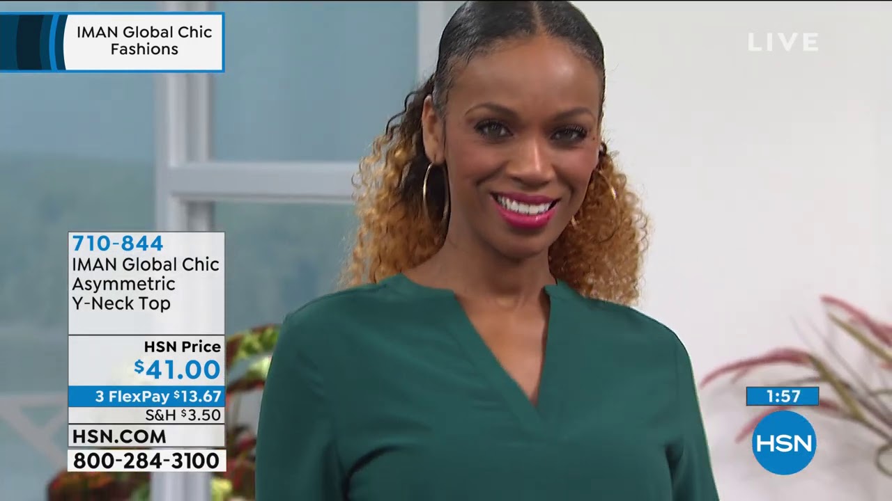 HSN | IMAN Global Chic Fashions 08.25.2020 - 10 AM - YouTube