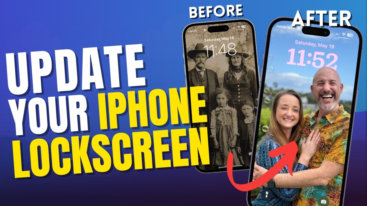 Easily Customize and Update Your iPhone LockScreen - YouTube
