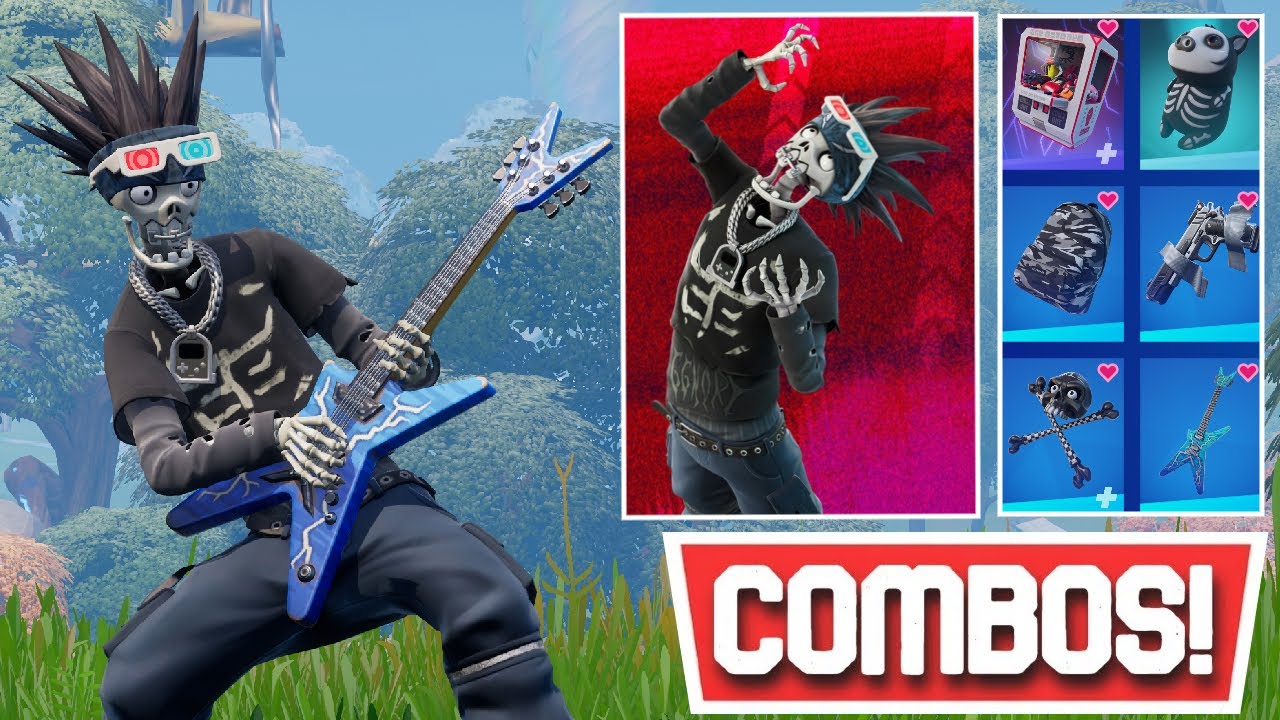 *NEW* BEST BONEJAMIN SKIN [PUNK IS DEAD BUNDLE] COMBOS! | Fortnite ...