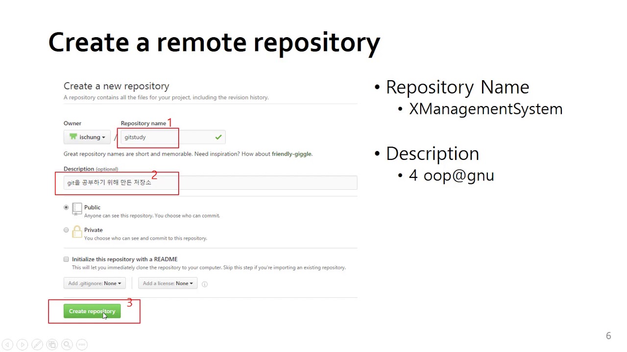gnu lee oop eng lec04 project github v01 - YouTube