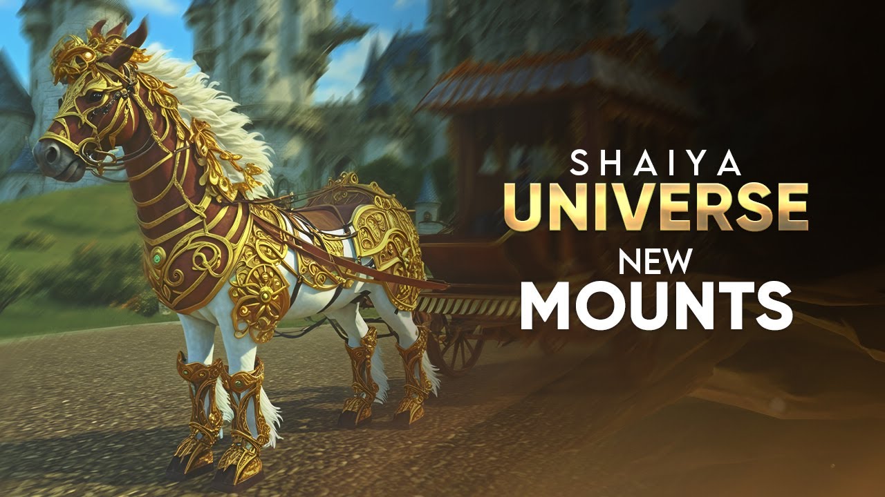 Shaiya Universe | 36 NEW Mounts - YouTube