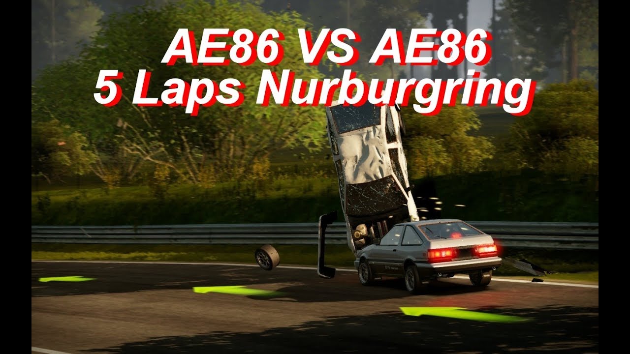 5 Laps Nürburgring Nordschleife Dusk - Toyota AE86 vs AE86 紐柏林北環挑戰賽 ...